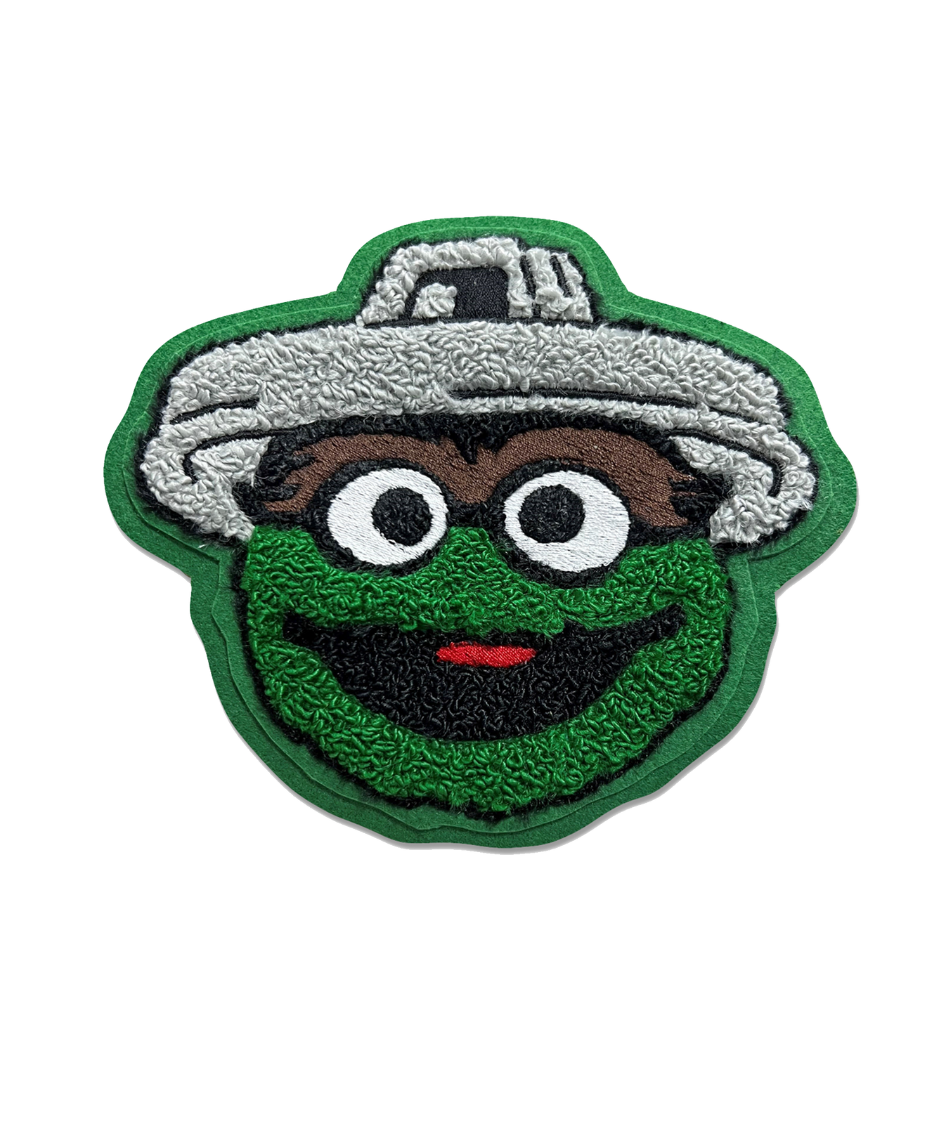 Oscar the Grouch Chenille Patch • Sesame Street x Oxford Pennant