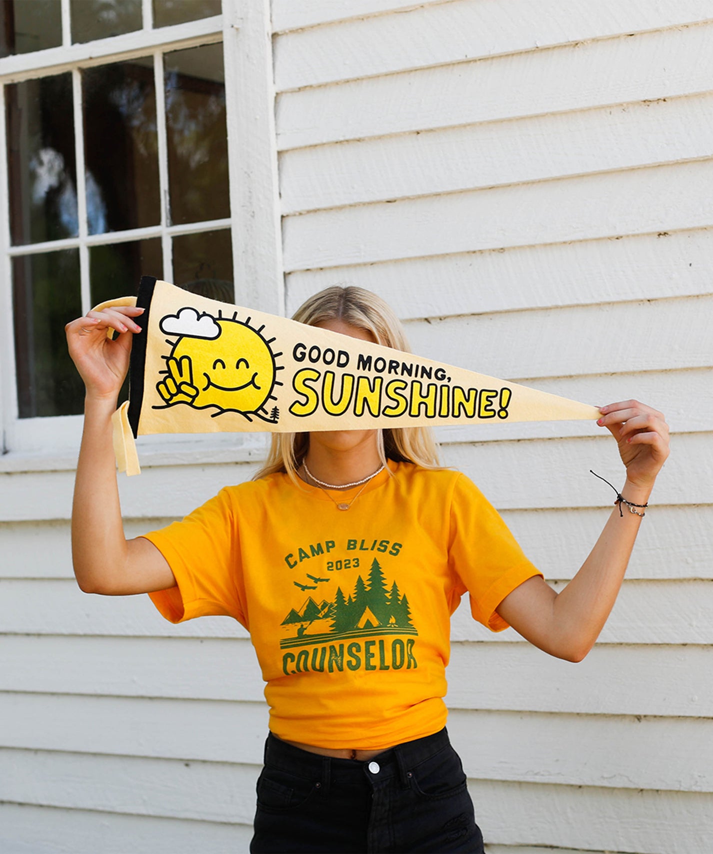 Good Morning Sunshine Pennant | Kelle Hampton x Oxford Pennant