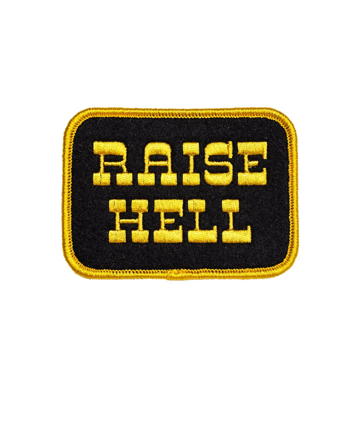 Raise Hell Embroidered Patch | Oxford Pennant