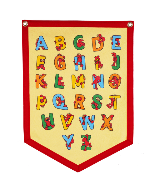 Elmo Alphabet Camp Flag | Sesame Street x Oxford Pennant