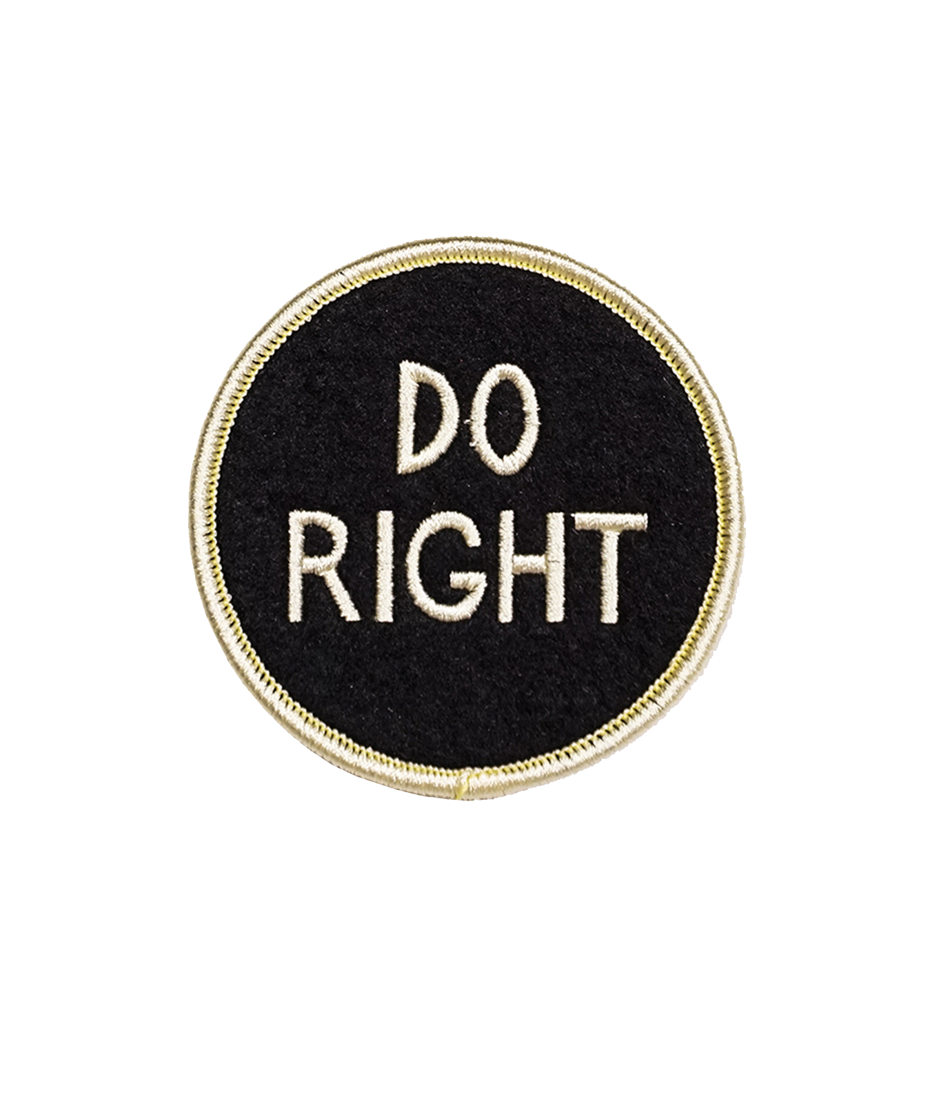 Do Right Embroidered Patch | Oxford Pennant