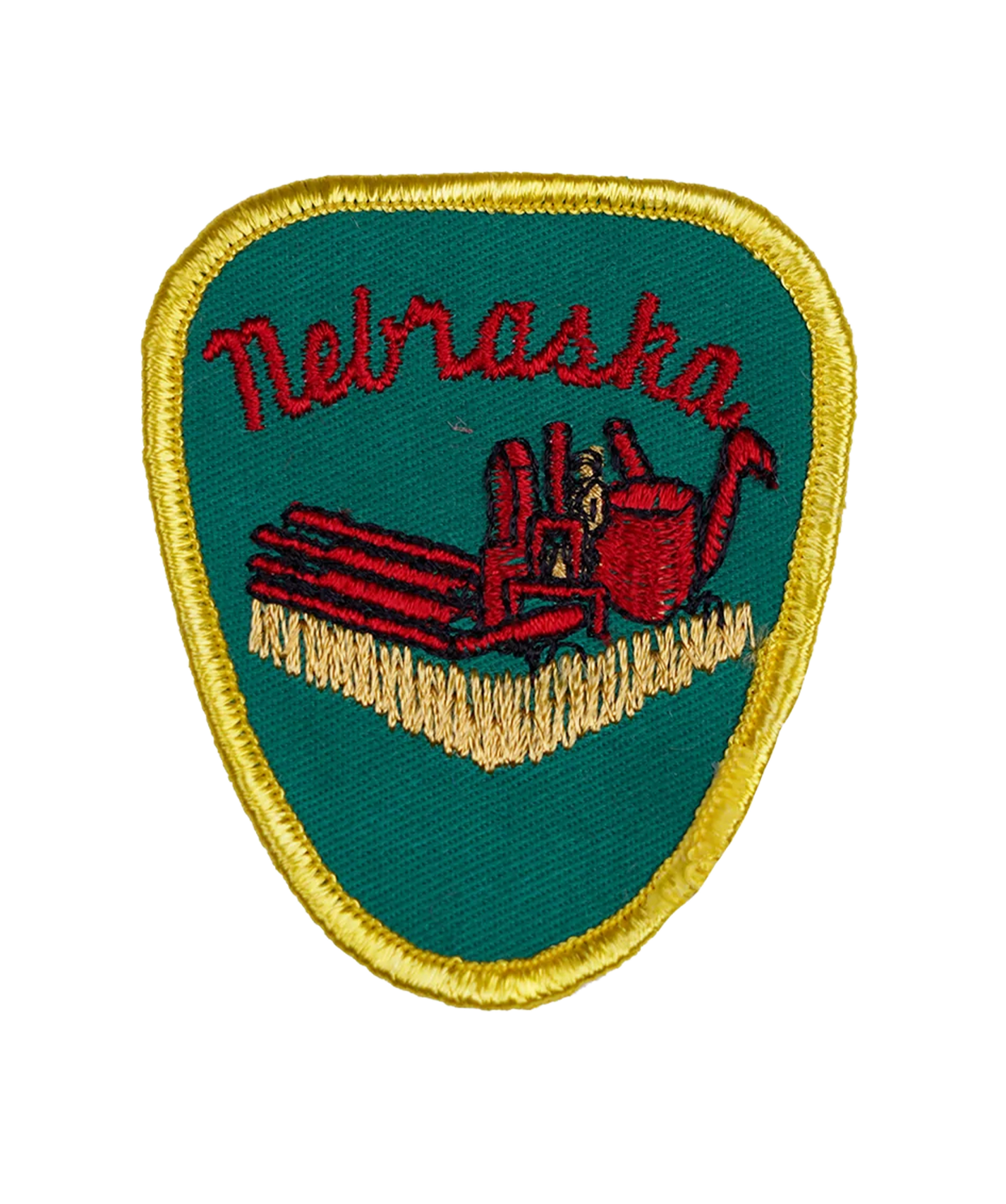 Vintage Nebraska Embroidered Patch | Oxford Pennant