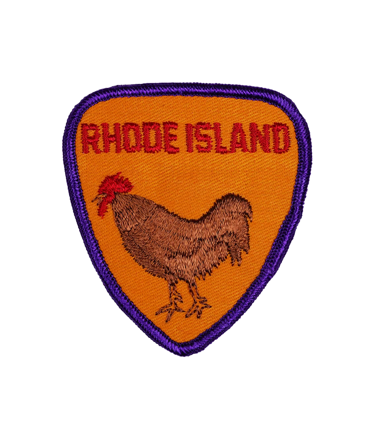 Vintage Rhode Island Embroidered Patch | Oxford Pennant