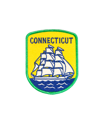 Connecticut Embroidered Patch | Oxford Pennant