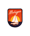 Michigan Embroidered Patch | Oxford Pennant