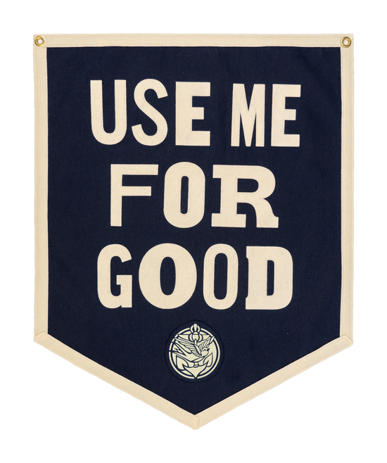 Use Me For Good Banner • Jason Isbell x Oxford Pennant