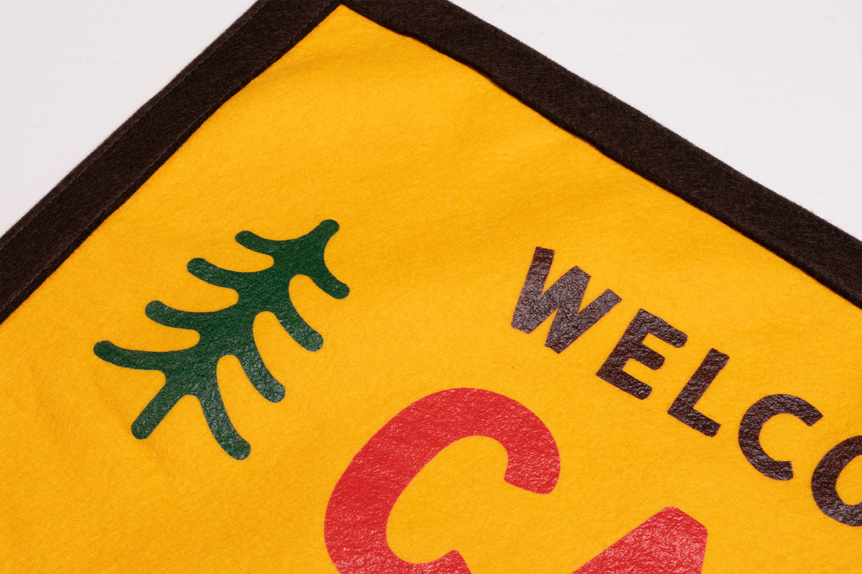 Personalized Welcome To Camp Flag • Kelle Hampton x Oxford Pennant