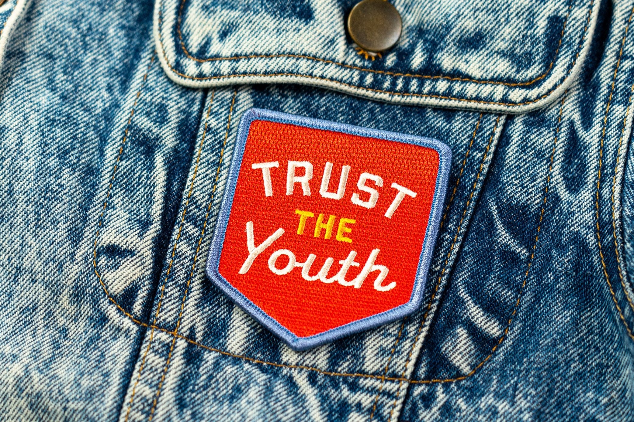 Trust The Youth Embroidered Patch | Oxford Pennant