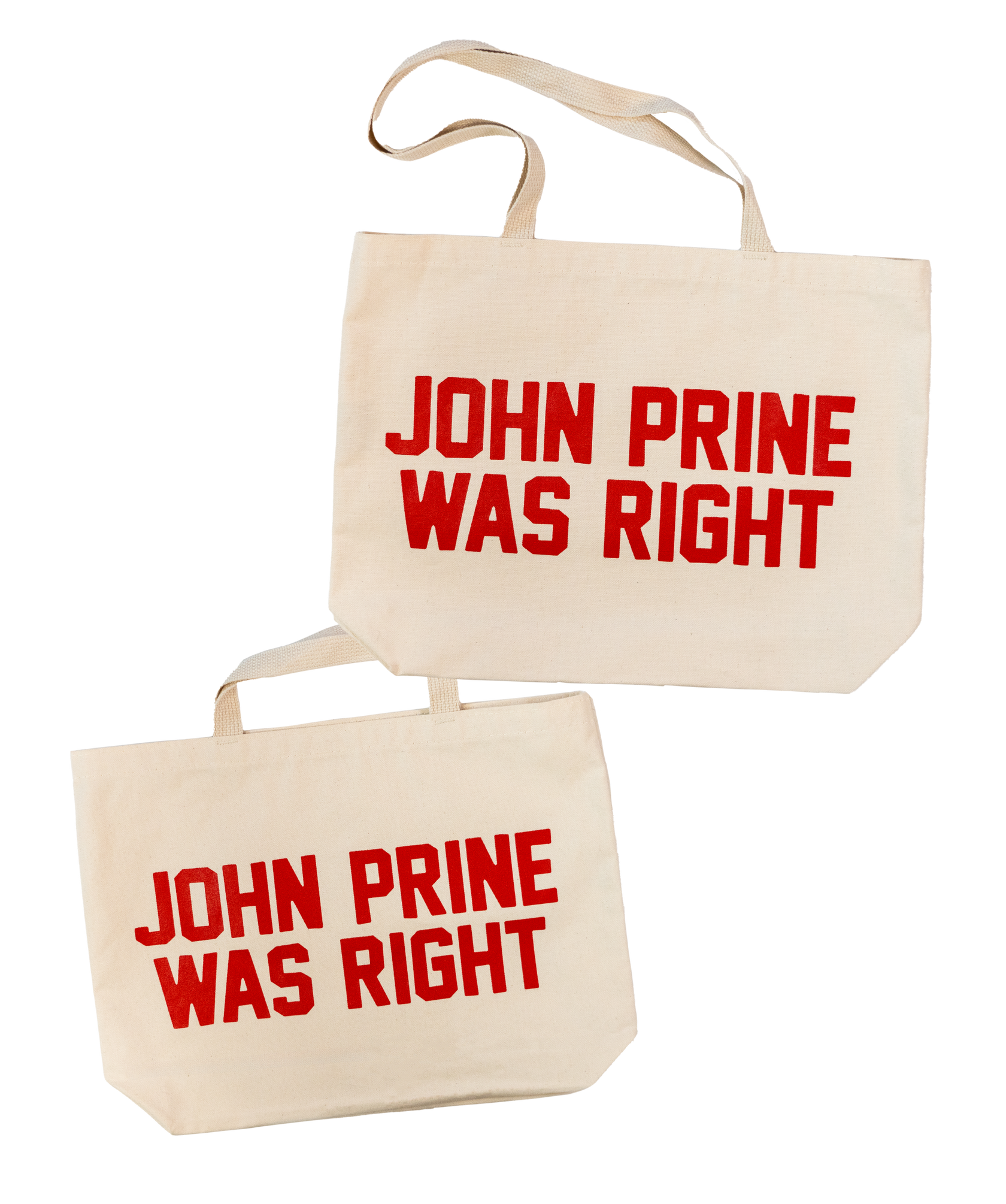 John Prine Was Right Tote Bag | John Prine x Oxford Pennant