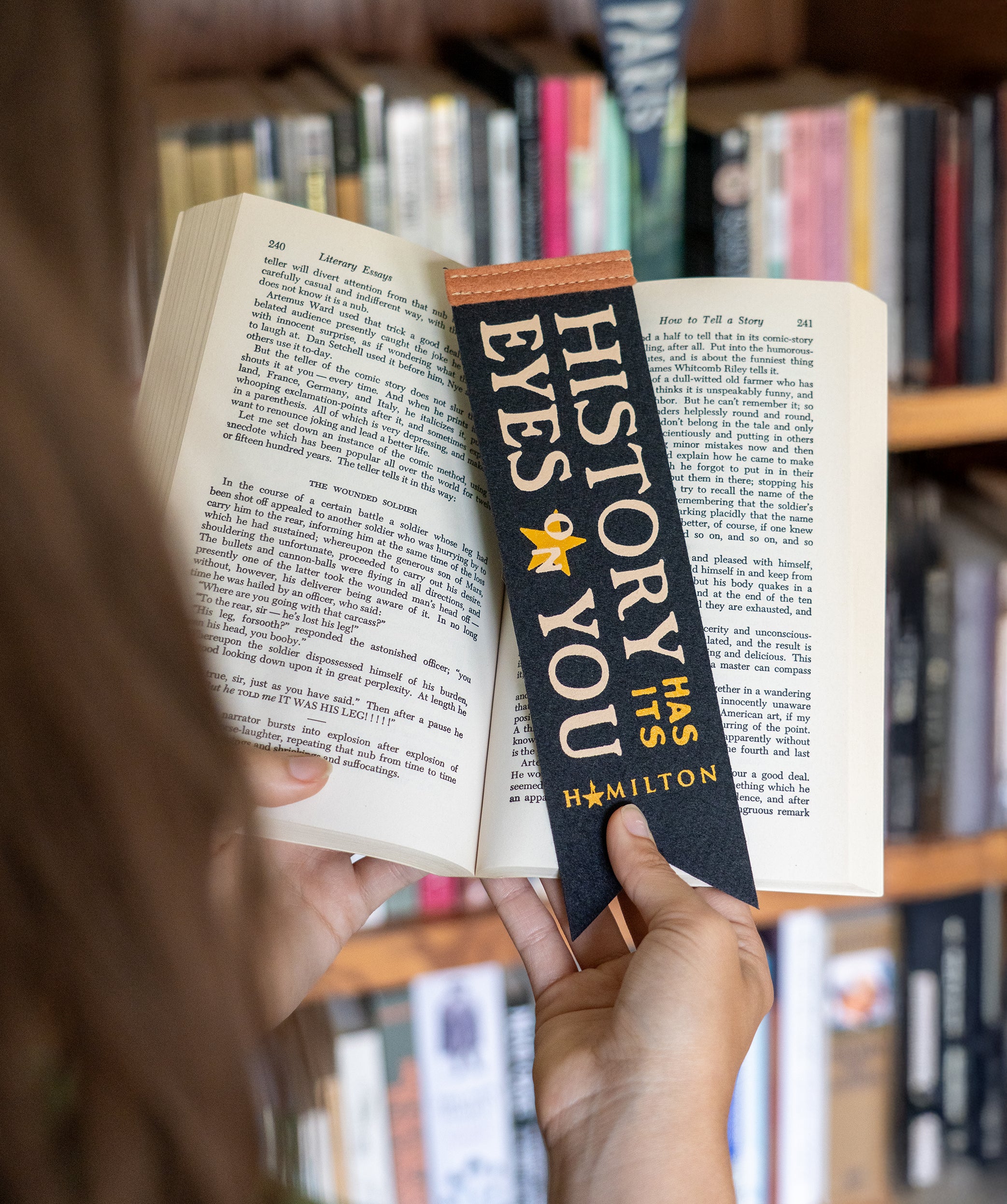 History Has Its Eyes On You Bookmark | Hamilton x Oxford Pennant