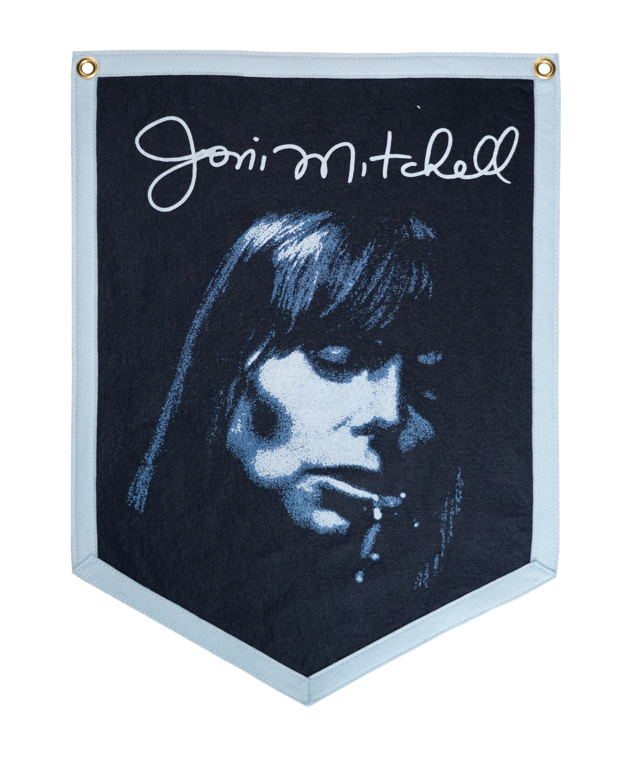 Joni Mitchell Blue Camp Flag | Oxford Pennant for Joni Mitchell