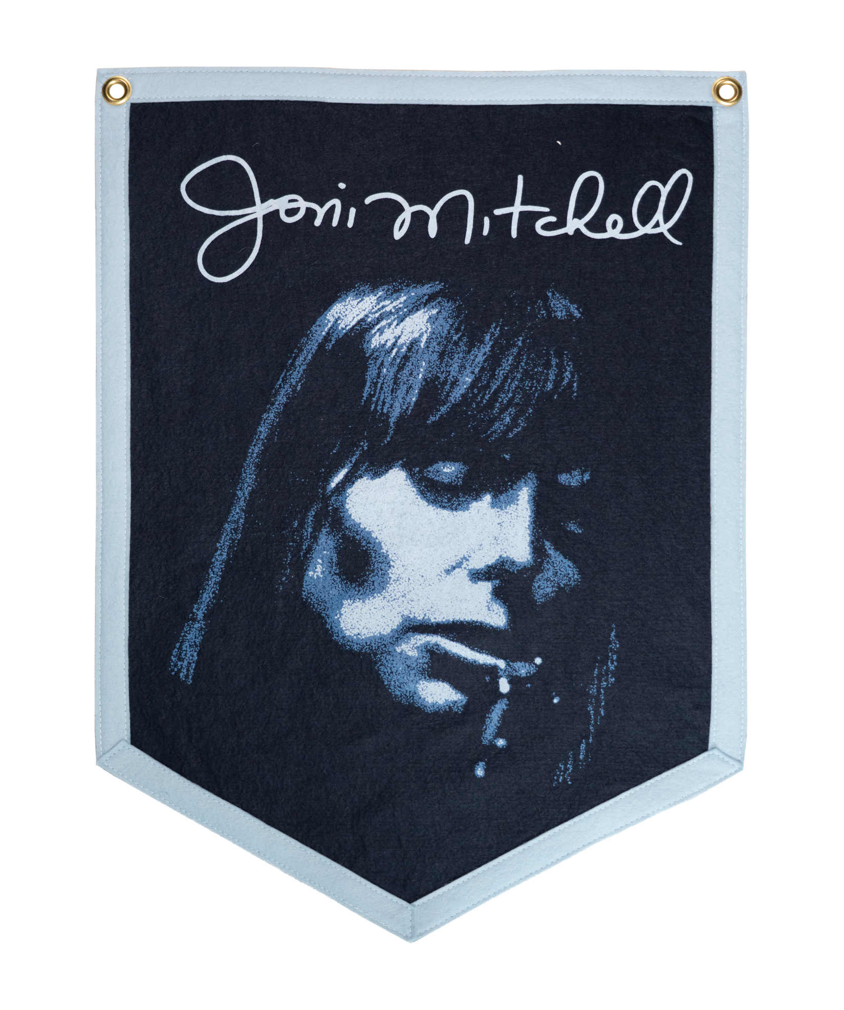 Joni Mitchell Blue Camp Flag | Oxford Pennant for Joni Mitchell
