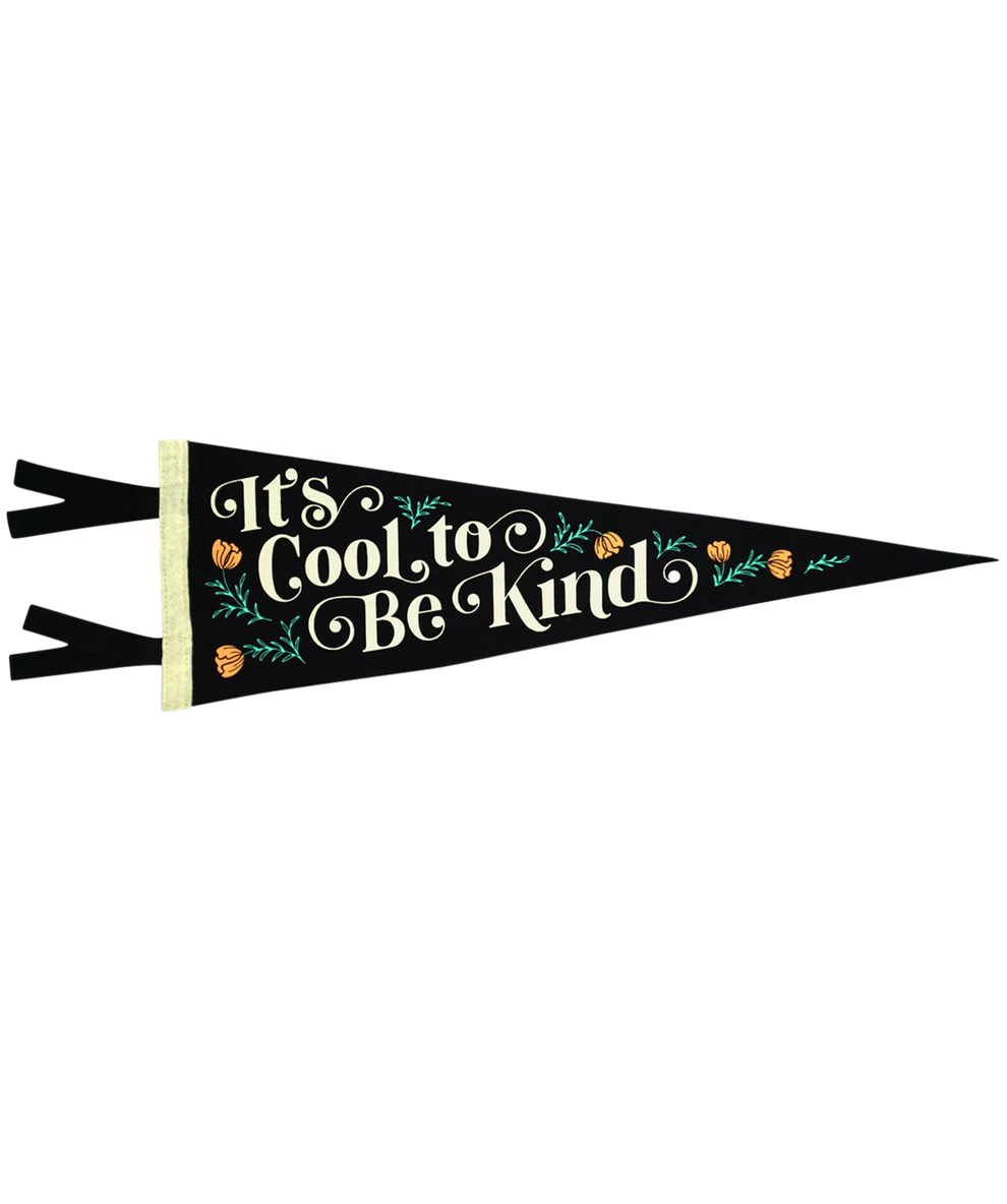It's Cool To Be Kind Pennant | Everyday Hooray x Oxford Pennant Original