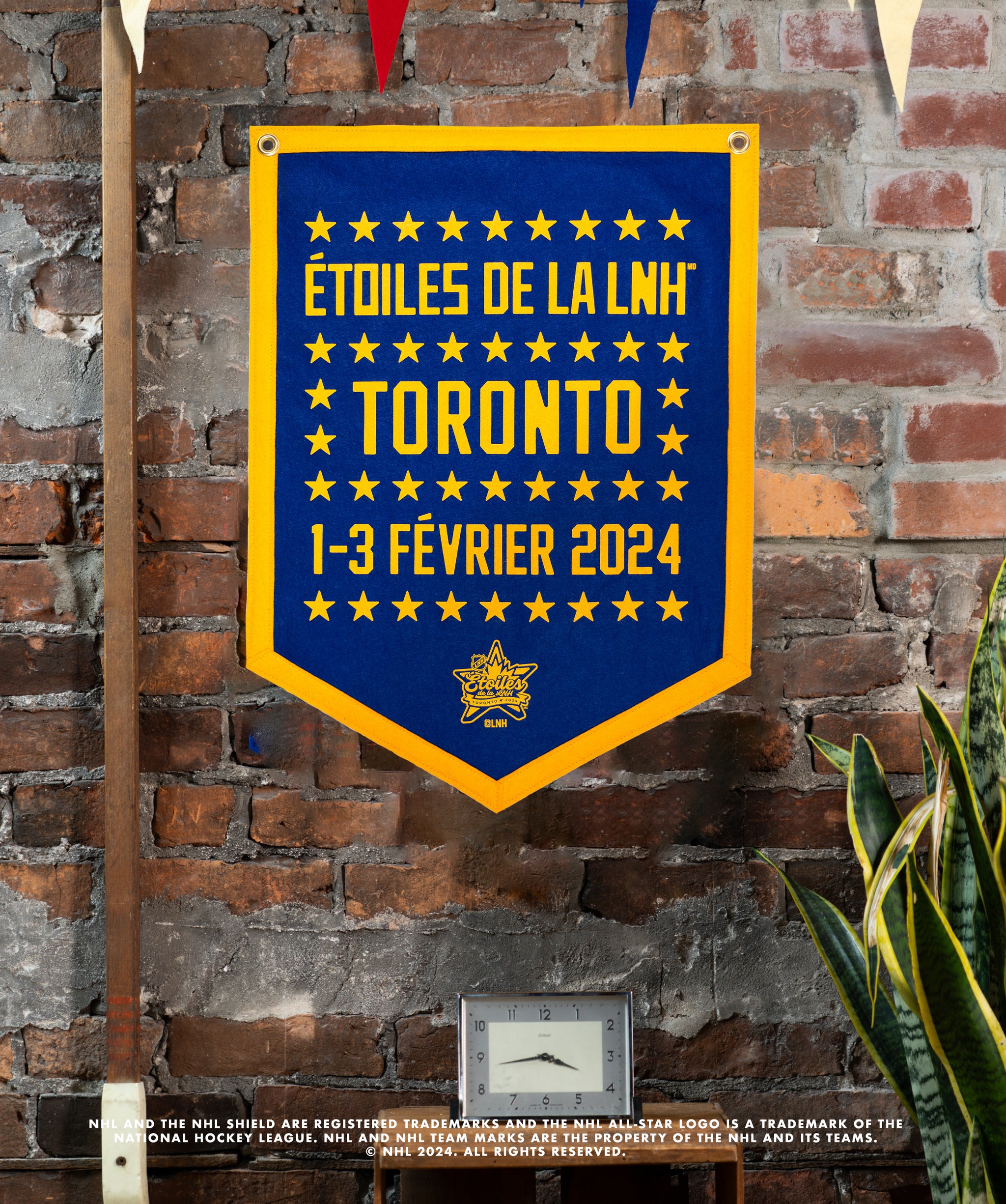 2024 NHL® All-Star French Camp Flag | NHL x Oxford Pennant