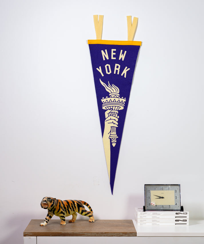 New York Torch Pennant | United By Blue x True Hand Society x Oxford ...