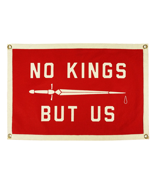 No Kings But Us Camp Flag | United By Blue x True Hand Society x Oxford ...