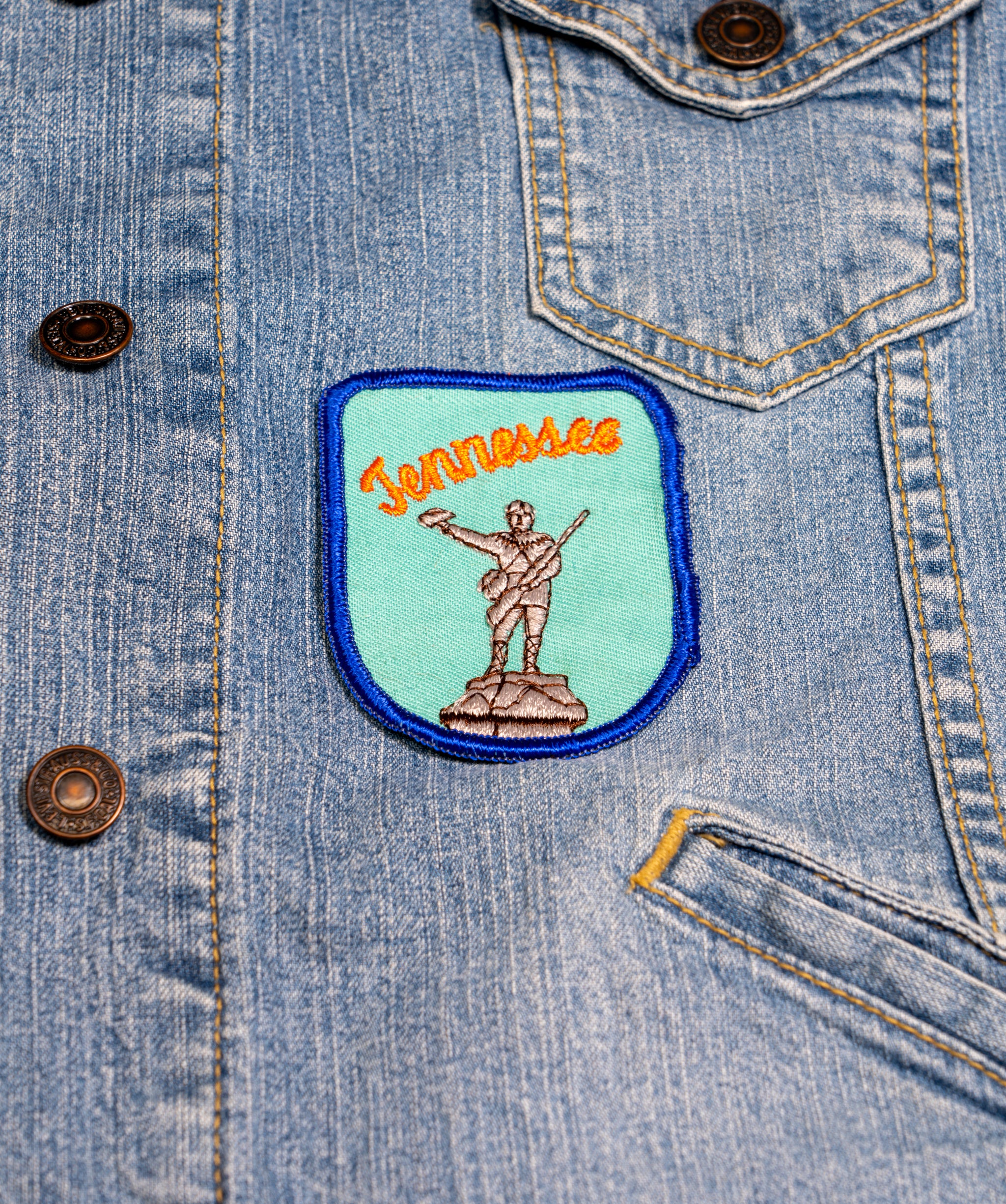 Vintage Tennessee Embroidered Patch | Oxford Pennant