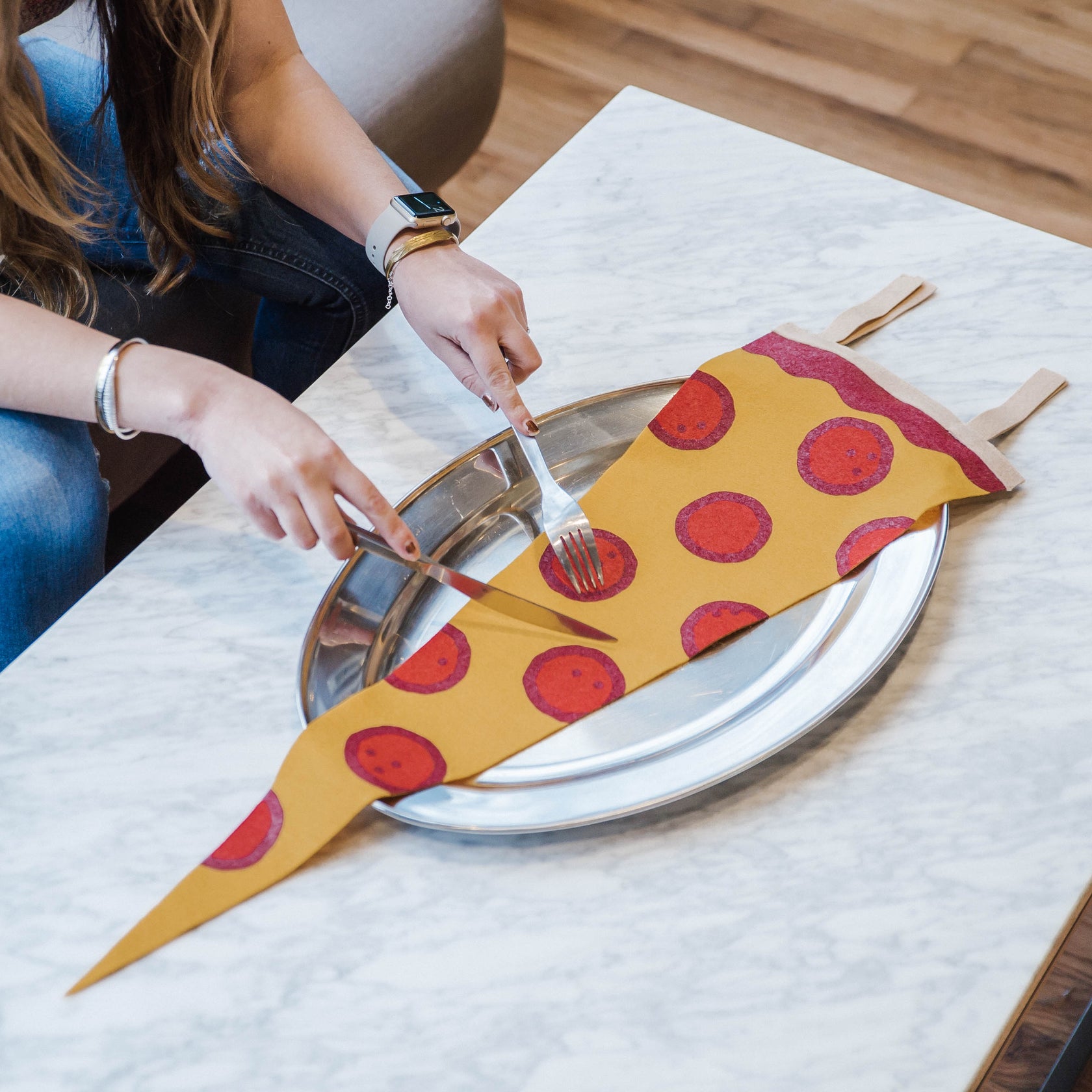 Pizza Slice Pennant | Oxford Pennant