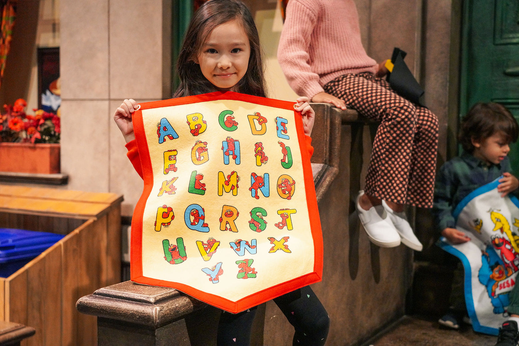 Elmo Alphabet Camp Flag | Sesame Street x Oxford Pennant